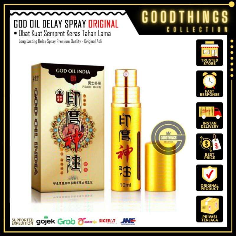 Promo God Oil Herbal Spray - Obat Delay Kuat Keras Tahan Lama Pria ...