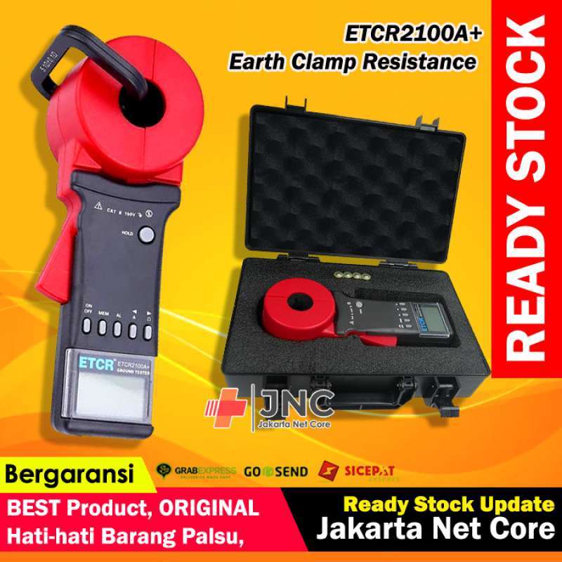Promo Etcr2100a+ Earth Clamp Resistance Tester Kytsu 4200 / Fluke 1630 ...