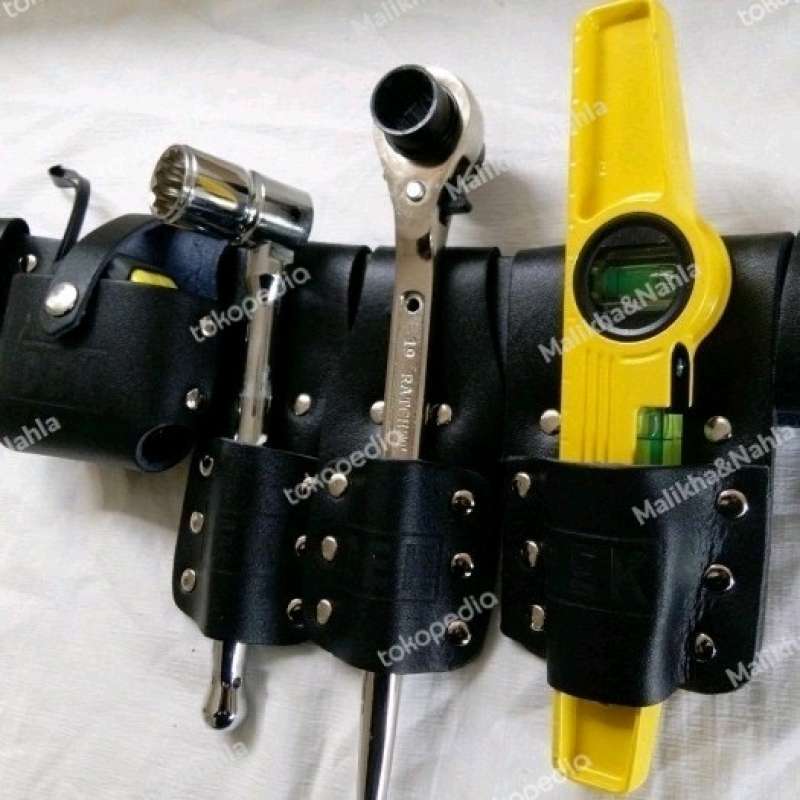 Promo Scaffolding Leather Toolset Belt/tool Bag Multifungsi Kulit ...