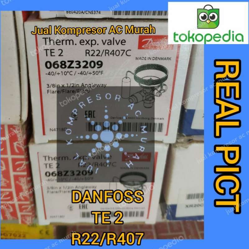 Promo Expansion Danfoss Te2 / Ekspansi Danfoss Te2 2 / R22/r407c Diskon 23% Di Seller Darmaroca ...