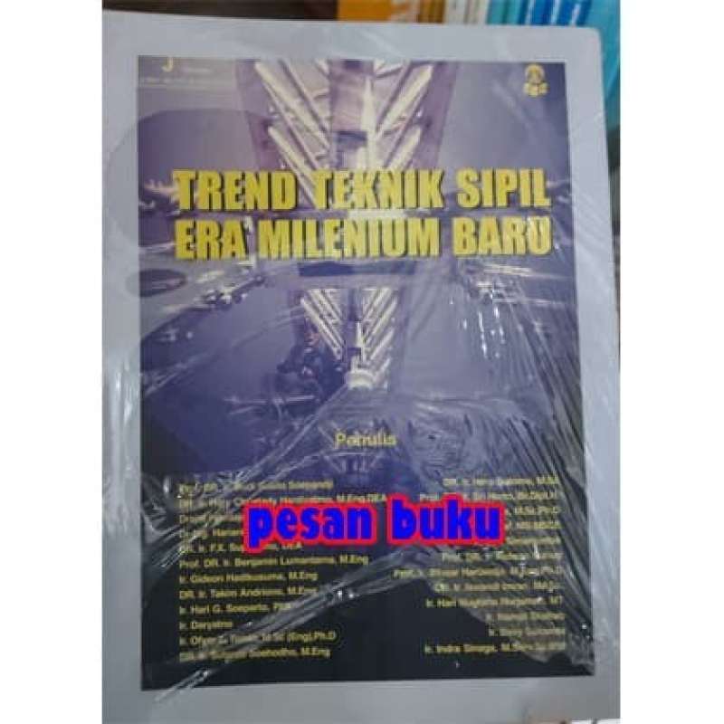 Promo Buku Trend Teknik Sipil Era Milenium Baru - Budi Susilo Soepandji ...