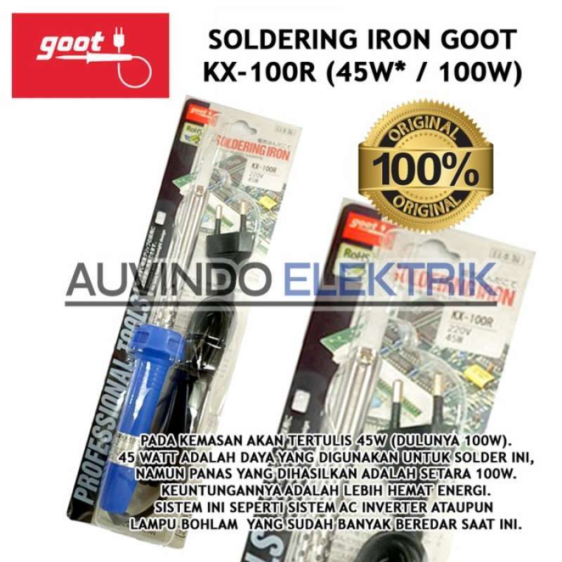 Promo Soldering Iron Goot 100w Kx-100r Goot Kx-100 Best Seller And ...
