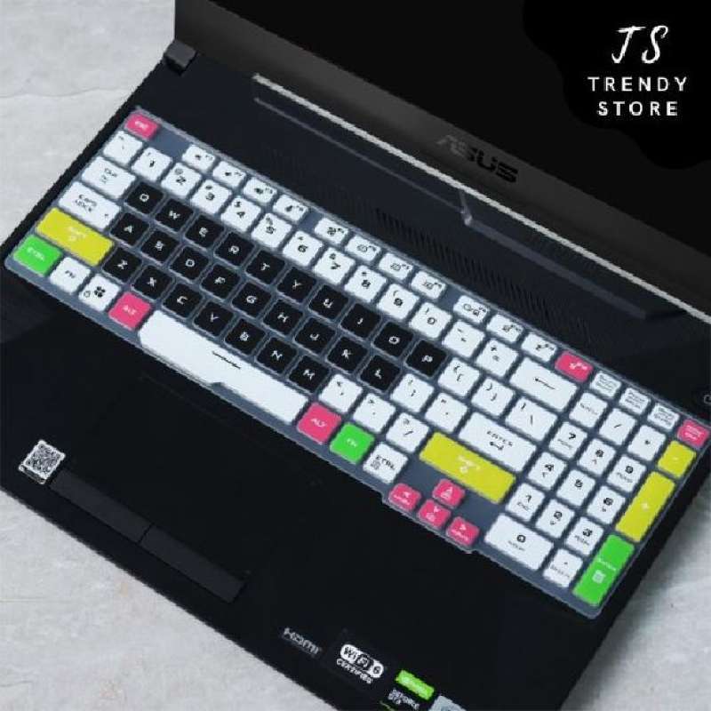 Jual Keyboard Protector Cover Asus Rog Tuf F15 F17 Fx506 Fa506 Fx507 Fa507 Hitam Di Seller