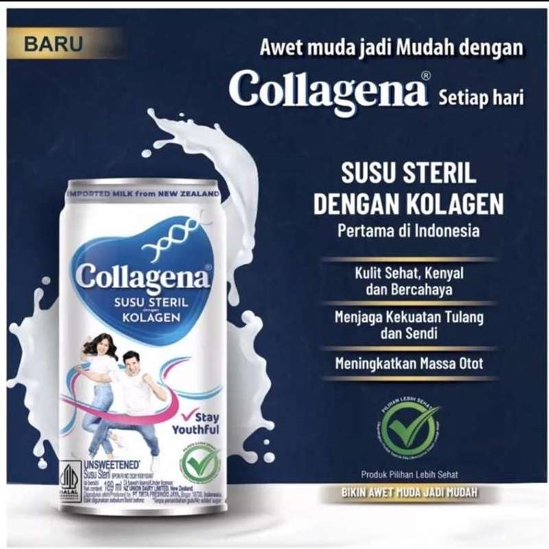 Jual Collagena Susu Steril Kolagen Collagen Milk Drink 189 Ml 189ml Di ...