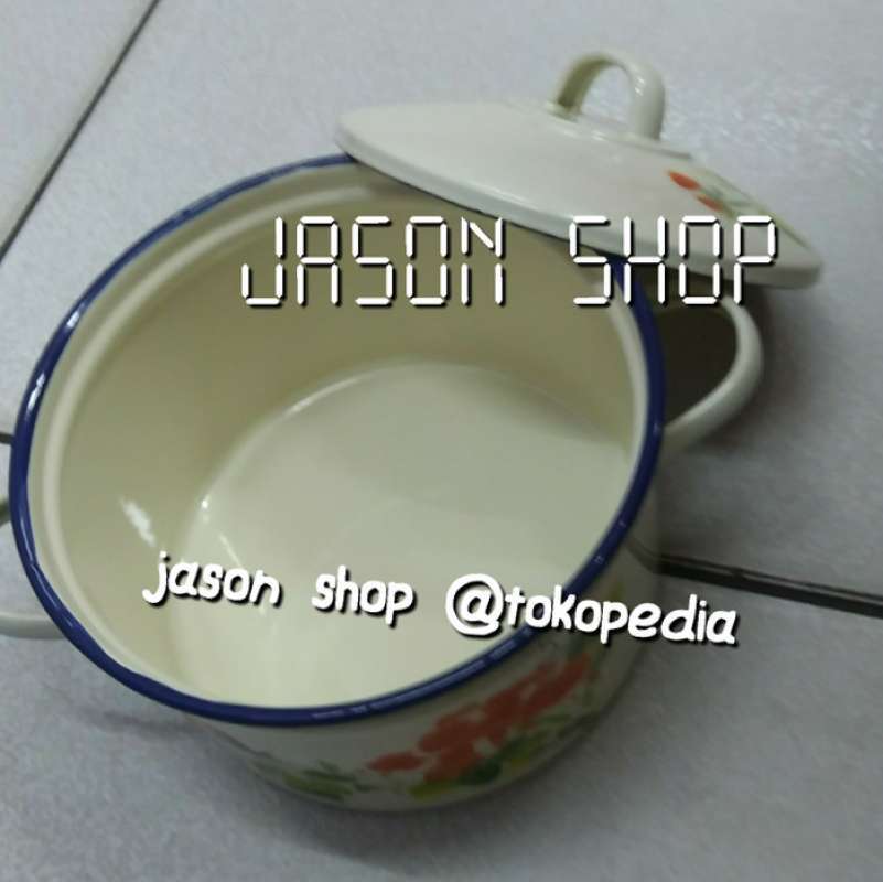 Promo Panci Blirik Motif 22 Cm/panci Burik/panci Masak Blirik Bunga 22 ...