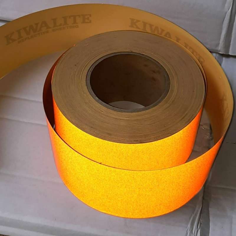 Promo Scotlite Reflector Kiwalite Sticker Stiker Reflective Oranye 10 ...