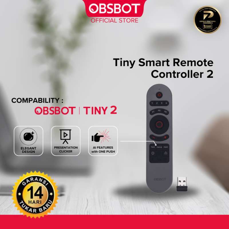 Promo Obsbot Tiny Smart Remote 2 Diskon 23% Di Seller Utepe Store ...