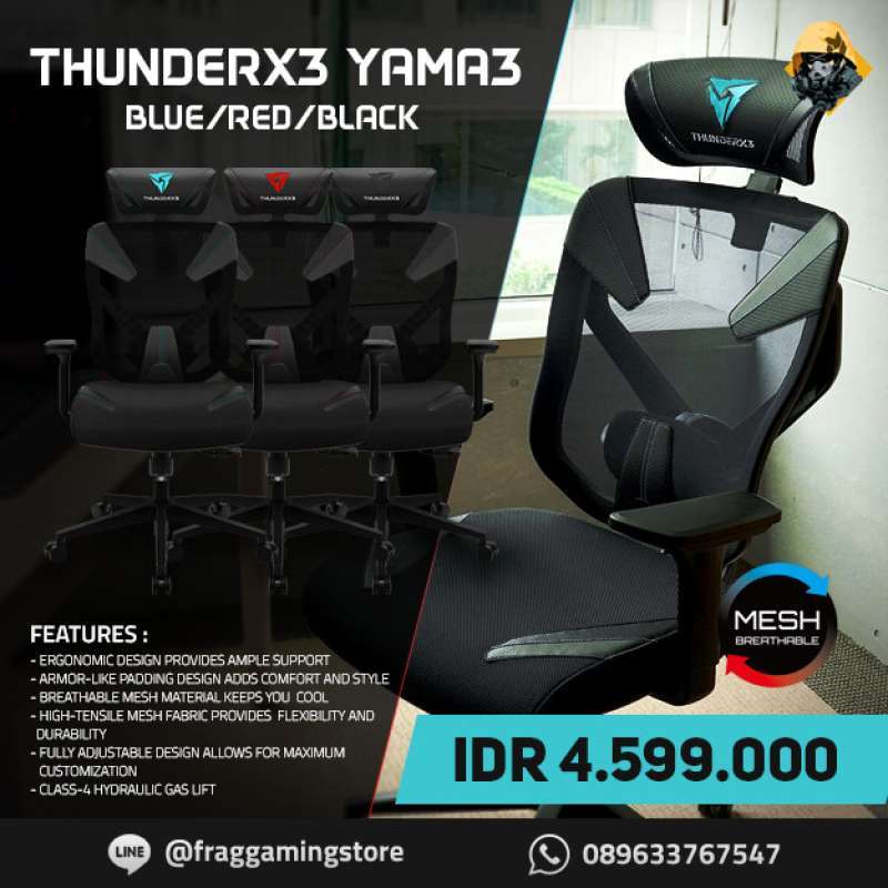 Promo Thunderx3 Yama3 Ergonomic Gaming Ch - Yama 3 Kursi Gaming Diskon 23% Di Seller Utepe Store ...