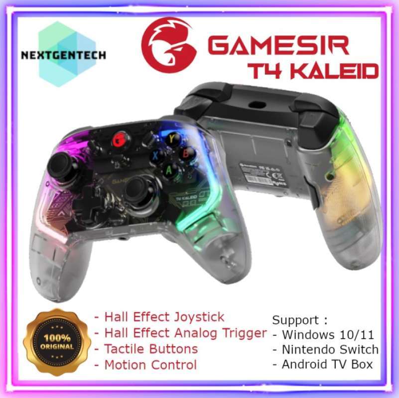 Promo Gamesir T4 Kaleid Wired Gamepad Game Controller Hall Effect Pc Switch Diskon 23% Di Seller ...