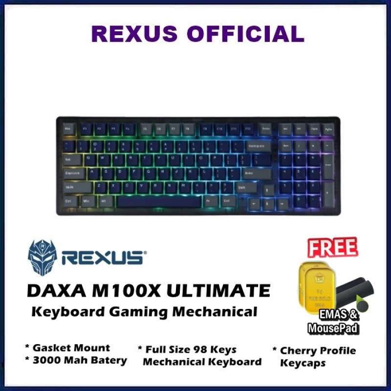 Promo Daxa M100x Ultimate Keyboard Gaming Mechanical M100 X M 100 X ...