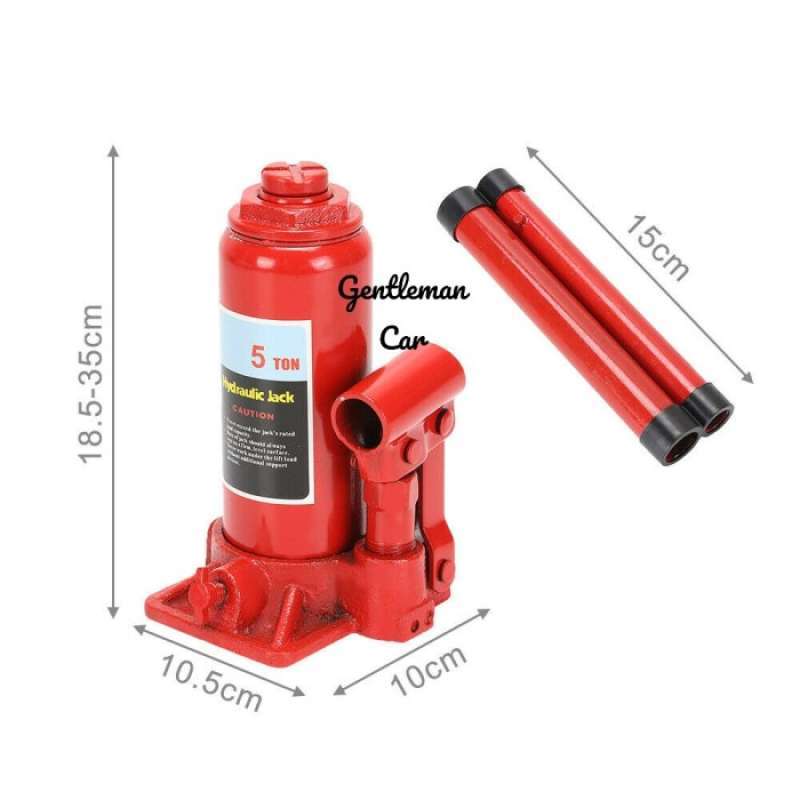 Promo Car Vertical Hydraulic Jack 5 Ton Dongkrak Botol Hidrolik Mobil ...