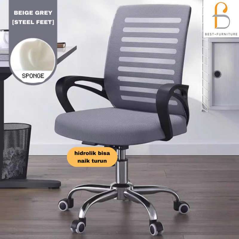 Promo Best Bg772 Kursi Headrest Kursi Roda Kursi Kantor Kursi Belajar Baru - Bg762 Grey Diskon ...