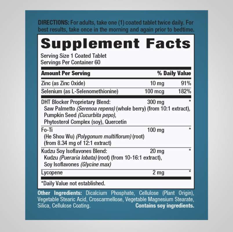 Promo Piping Rock Dht Blocker 60 Tablets Hair Formula Rambut Pria ...