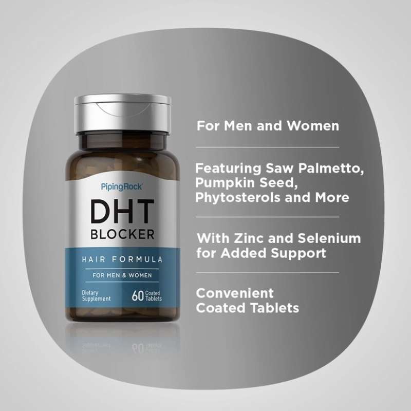 Promo Piping Rock Dht Blocker 60 Tablets Hair Formula Rambut Pria ...