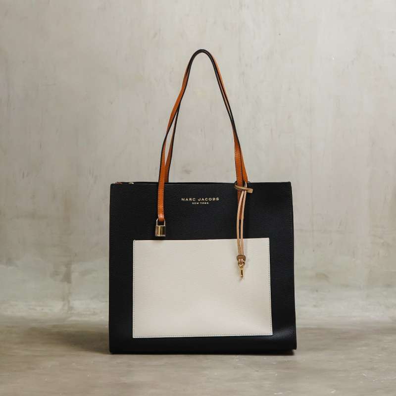Jual Tas Marc Jacobs Almond Black Tote Bag Large 100% Original Di ...