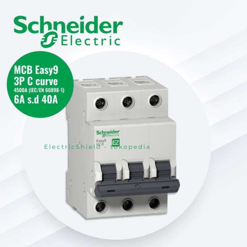 Promo Mcb Schneider Easy9 3p 4,5ka 6a S.d 40a C Curve - 16a Diskon 50% Di Seller Selera_kita ...