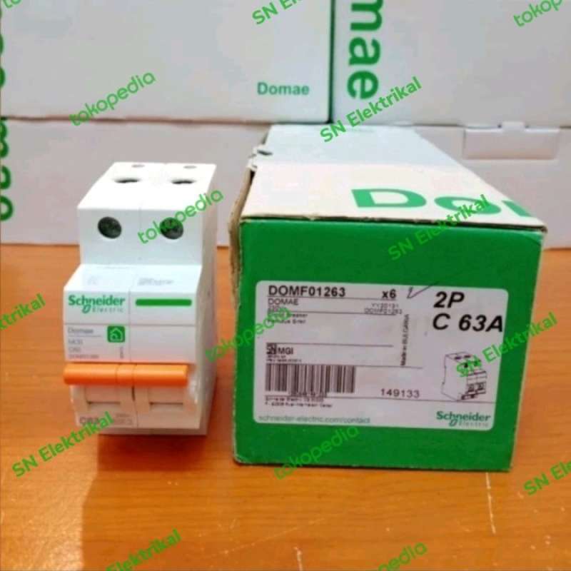 Promo Mcb Schneider New Domae 2phase 6a,10a,16a,20a,25a,32a,40a, 50a ...