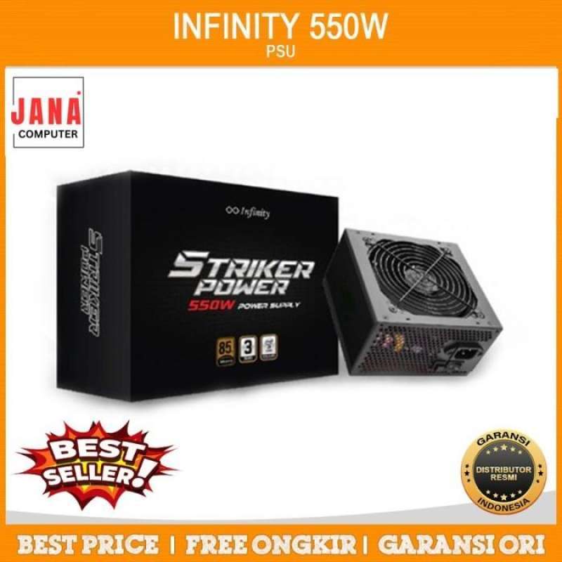 Jual Psu Infinity 550w Striker Power 80+ Bronze | Power Supply Garansi ...