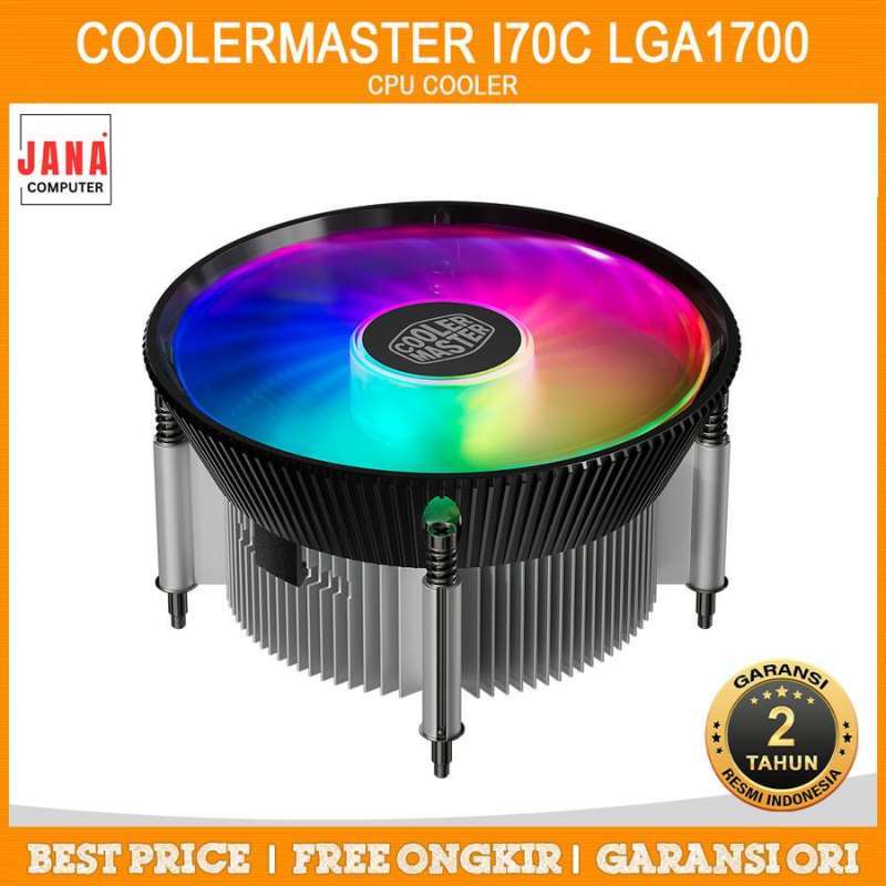 Jual Cooler Master I70c Rgb Intel Lga 1700 Cpu Cooler Lga1700 Heatsink ...