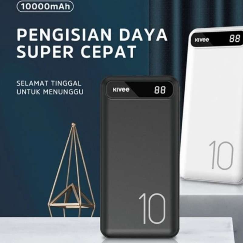 Promo Power Bank Kivee Mobile Berkapasitas Besar 10000 Mah Diskon 50% ...