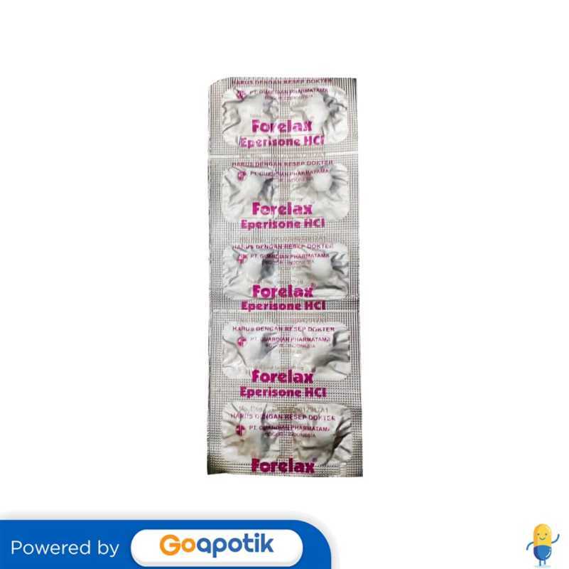 Jual Forelax 50 Mg Strip 10 Tablet Di Seller Apotekmu Padang - Koto ...