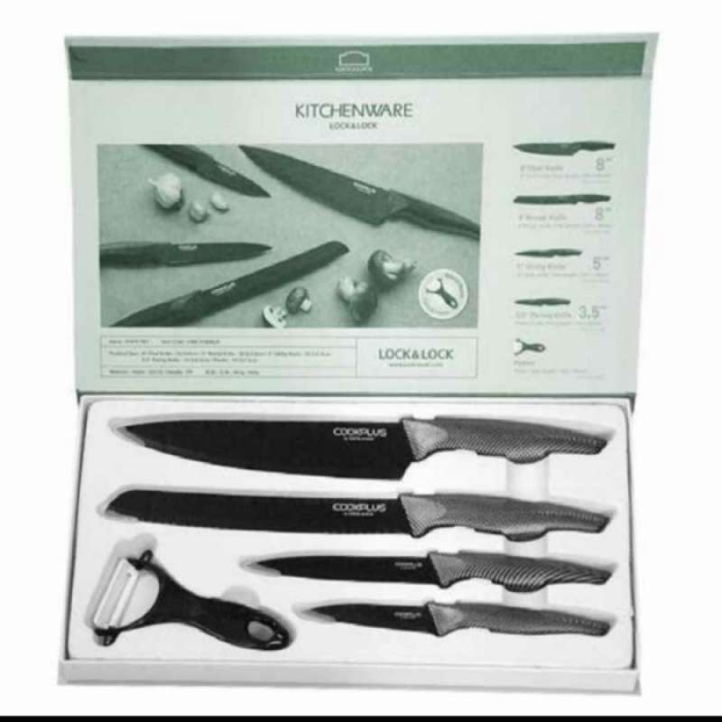 Promo Promo - Lock N Lock Pisau Set 5 Pcs Lock&lock Knife Original ...
