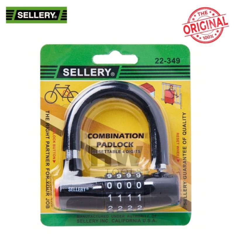 Promo Gembok Sepeda Kode Nomor Kombinasi Combination Padlock Sellery 22 ...