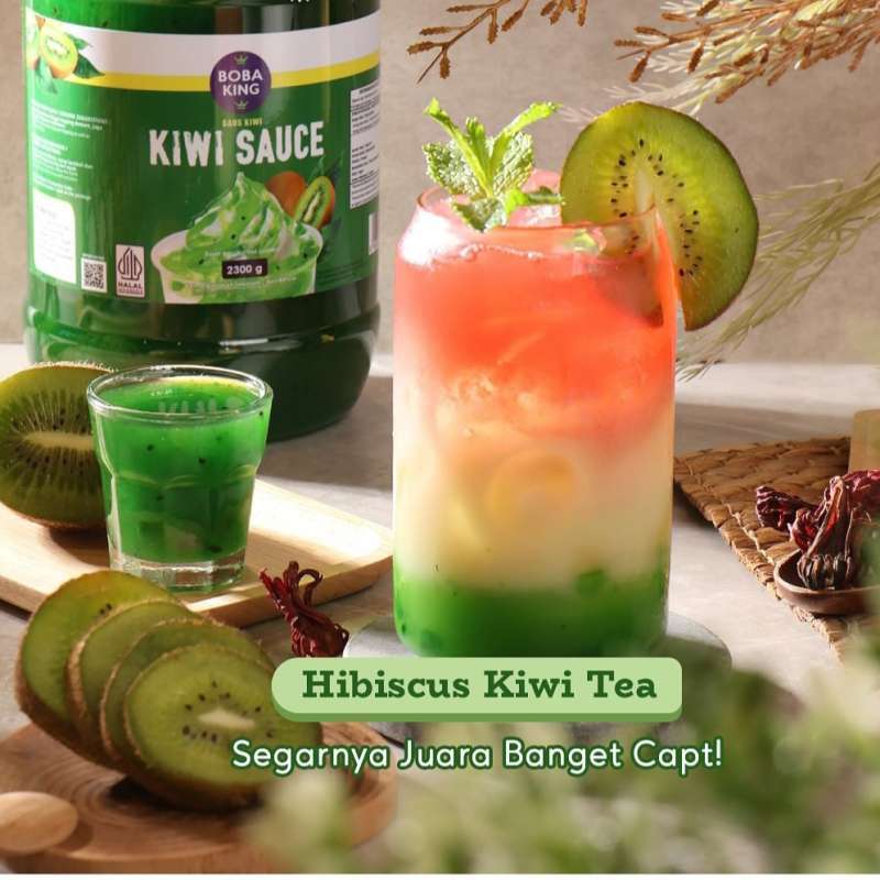 Jual Boba King Sauce Puree -kiwi Jam Sauce - Tester 250gr Di Seller ...