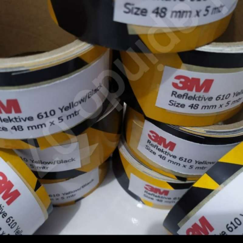 Promo Sticker Stiker 3m 610 Reflektive/scotchlite/scotclight 5cm X ...