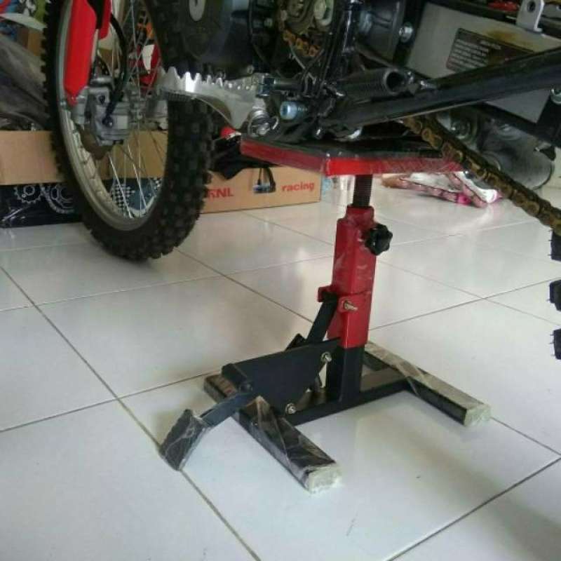 Promo Jackstand Jack Stand Paddock Tengah Standar Motor Trail Diskon 33 ...