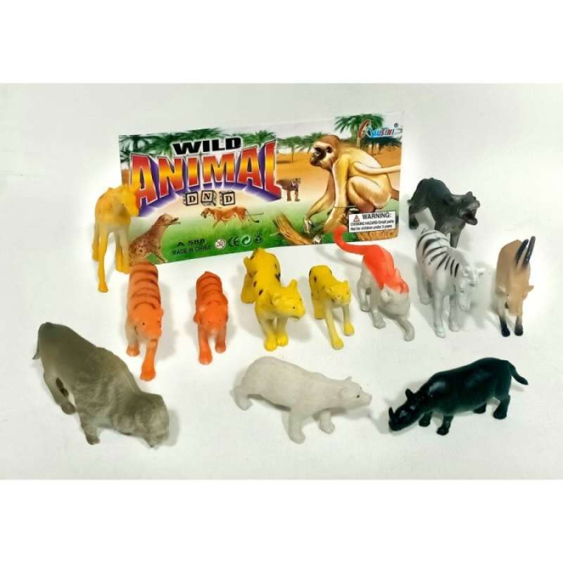 Jual Mainan Anak Wild Animal Set 588 / Set Binatang Liar Di Seller ...