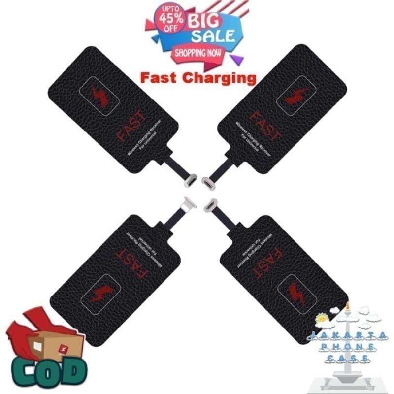 Promo Wireless Charger Receiver Fast Charging 10w 2a Micro Usb A B Type ...