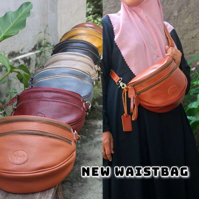 Promo Nzs New Waistbag Wanita / Volume Besar / Asli Kulit /model Rara ...