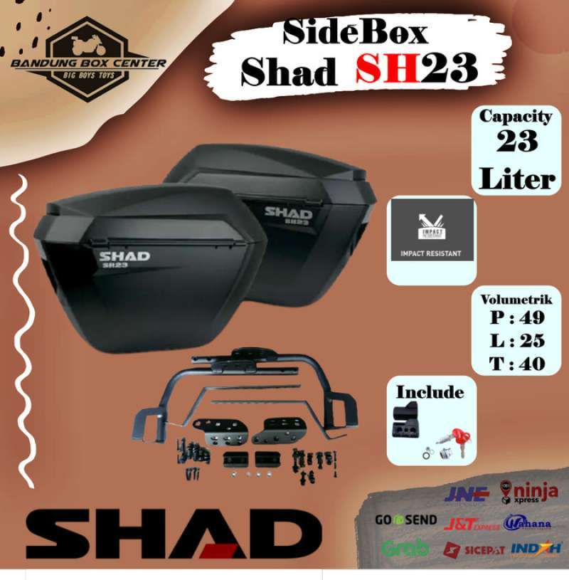 Promo Box Motor Box Shad Sh23 Sidebox Termasuk Bracket 3p System Diskon ...