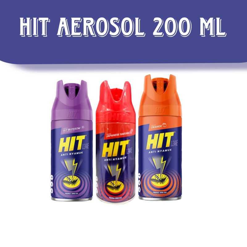 Jual Hit Spray Aerosol Obat Nyamuk Kecoa 200 Ml Di Seller Oss Online ...