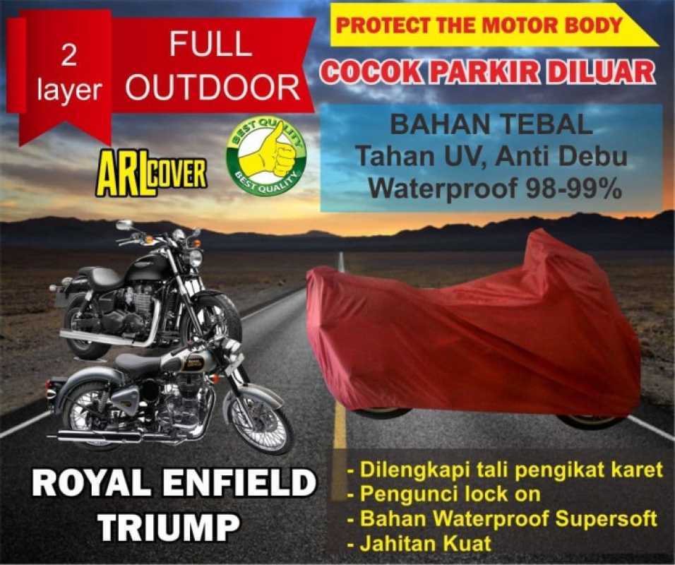 Promo Cover Motor Full Outdoor Royal Enfield Dan Triump 2 Layer Diskon ...
