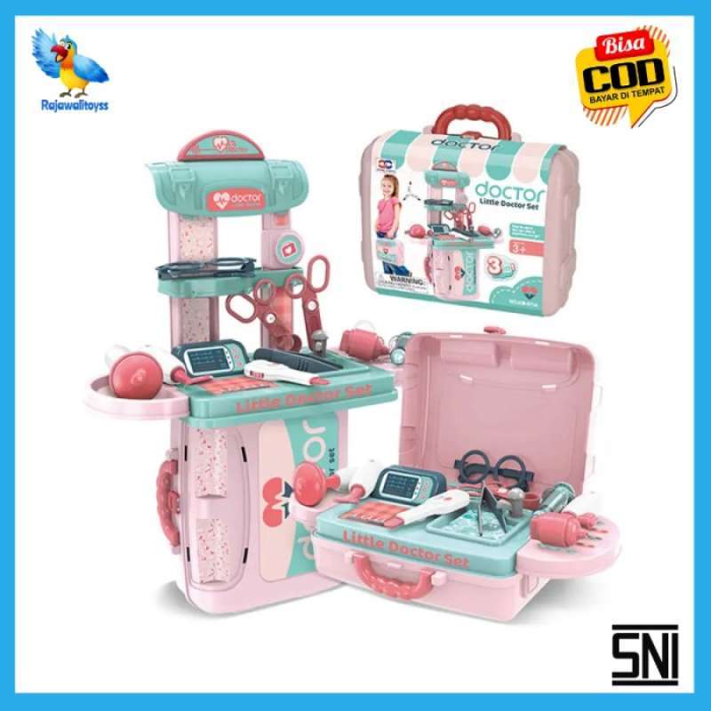 Promo Mainan Edukasi Anak Perempuan 1 2 3 4 5 Tahun Little Doctor Set 3 ...