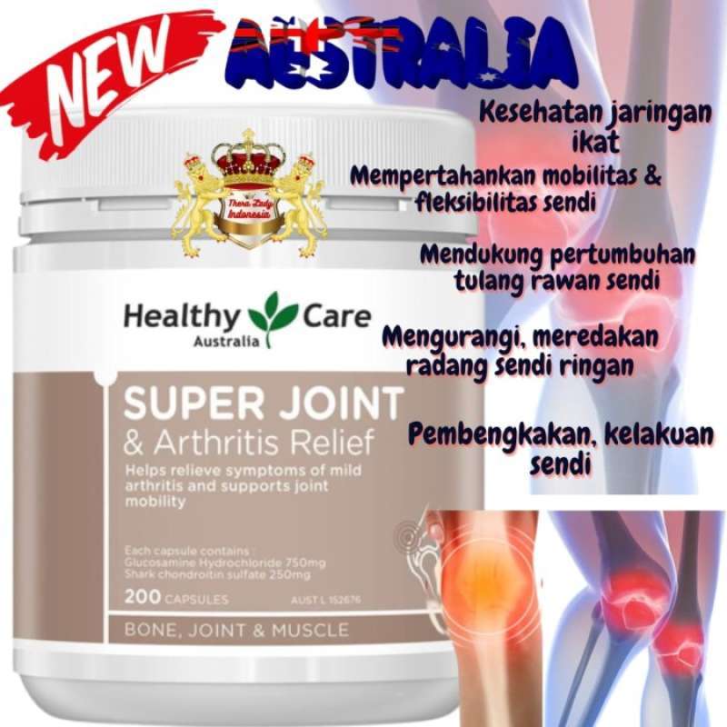Promo Healthy Care Super Joint & Arthritis Relief 200 Capsules Diskon ...