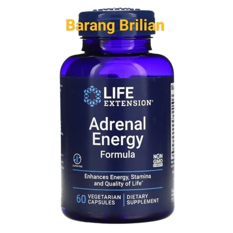 Promo Life Extension Adrenal Energy Formula 60 Vegcaps Ori Usa Diskon ...