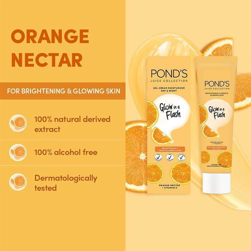 Jual Ponds Juice Collection Orange Nectar + Vit C Moisturizer [20 G ...