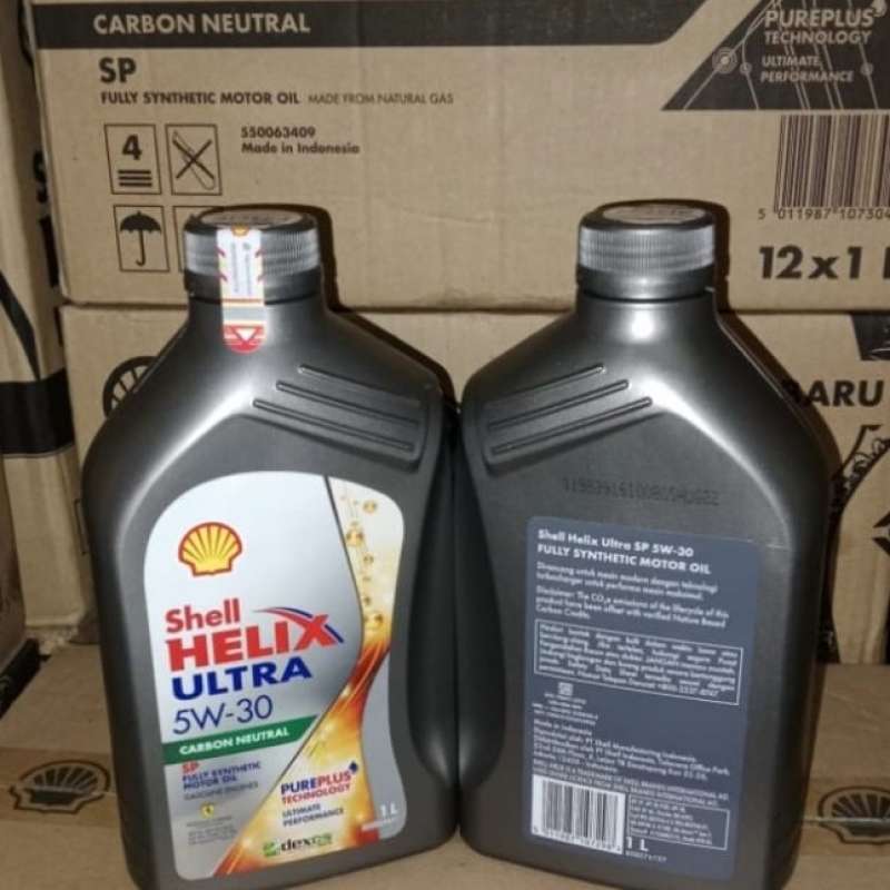 Promo Shell Helix Ultra 5w -30 Kemasan 1liter Full Synthetic Diskon 30% ...