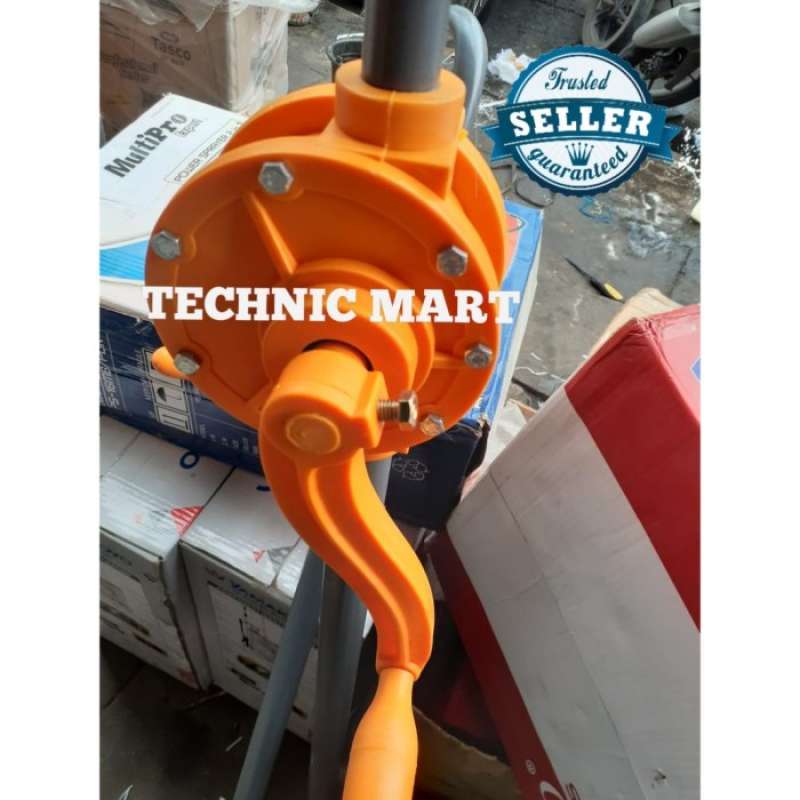 Promo Pompa Pvc Manual Tangan Olie Minyak Rotary Hand Pump Kimiaental ...