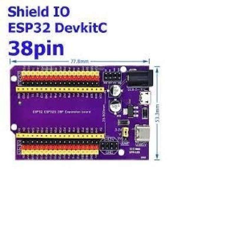 Jual Esp32 Devkitc V4 Esp 32 Wroom 32u Development Board Iot 32u Shild Esp32 38p Di Seller