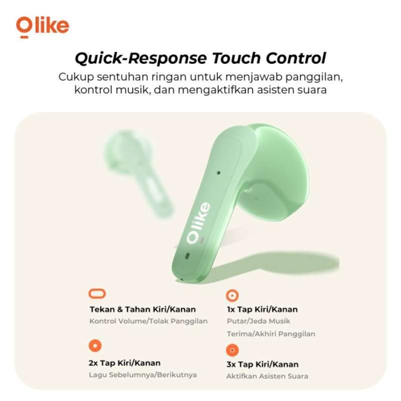 Jual Olike T121 Earphone Tws Classical Bluetooth 5.3 Wireless - Black ...