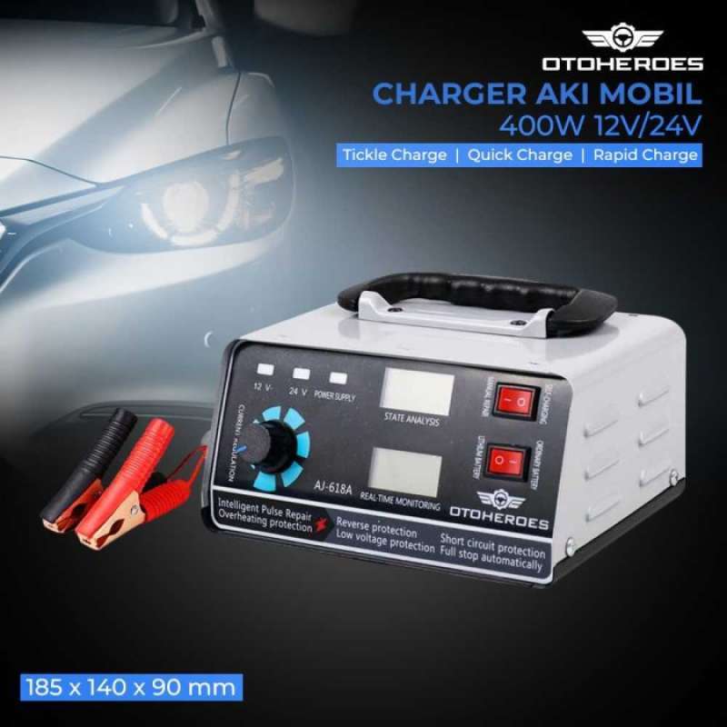 Promo Cas Aki Charger Baterai Aki Accu Mobil Motor Fast Charging 12v ...