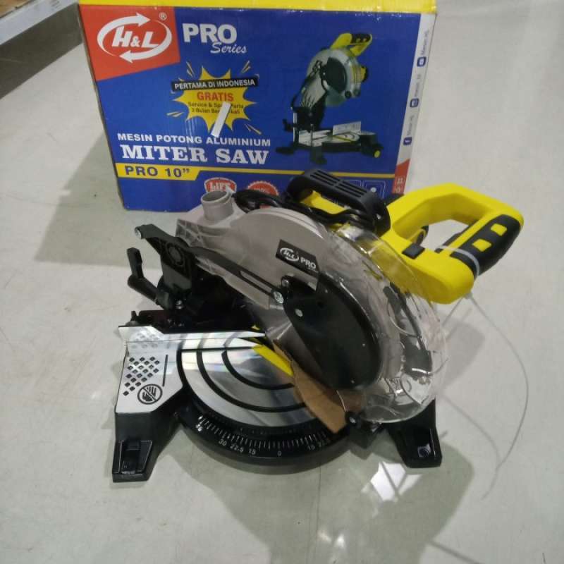 Promo Miter Saw H&l Pro 10 Mesin Potong Alumunium Diskon 33% Di Seller Alfira Shop - Tugu ...