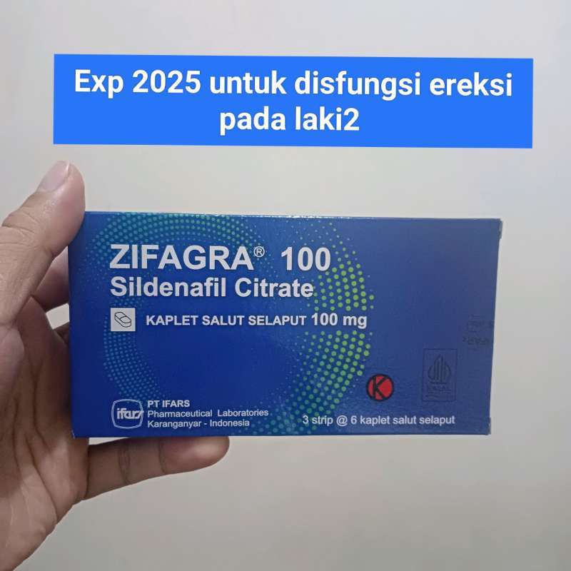 Jual Asli Zifagra100mg/sildenafil/box Isi 18 Tablet Exp 2025 Persamaan ...