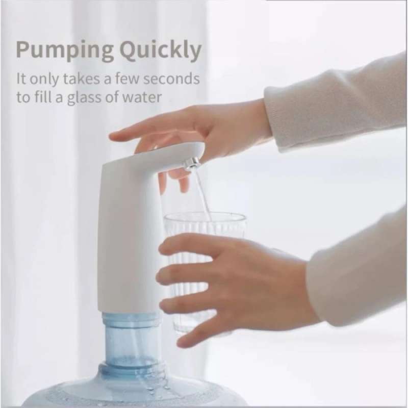 Promo Pompa Air Galon Charge Usb Touch Portable Elektrik Dispenser ...