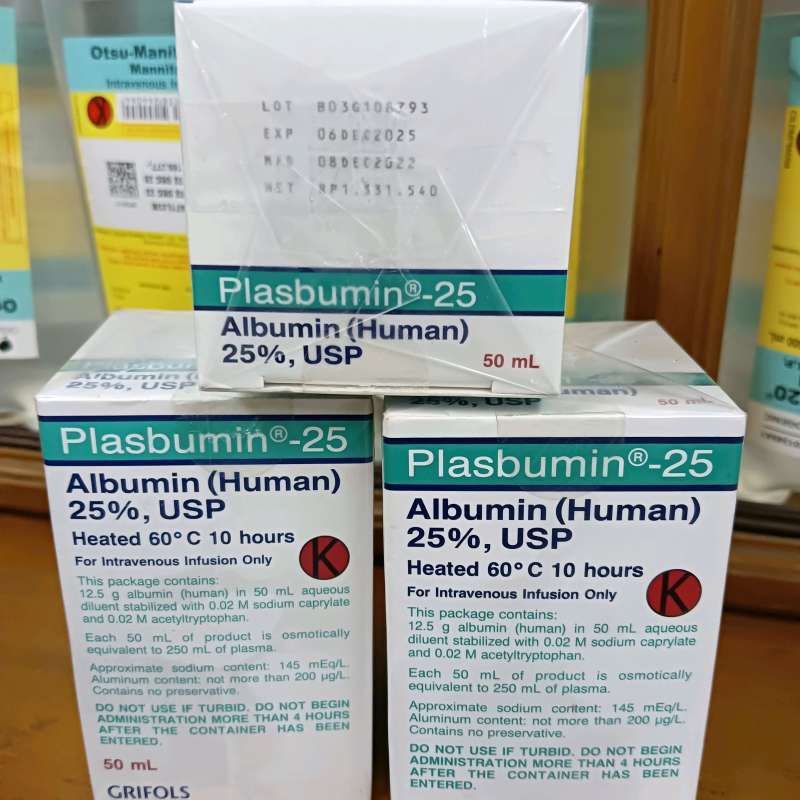 Jual Plasbumin -25 50ml Original / Box 2025 Di Seller Sehat Shop - Pal ...
