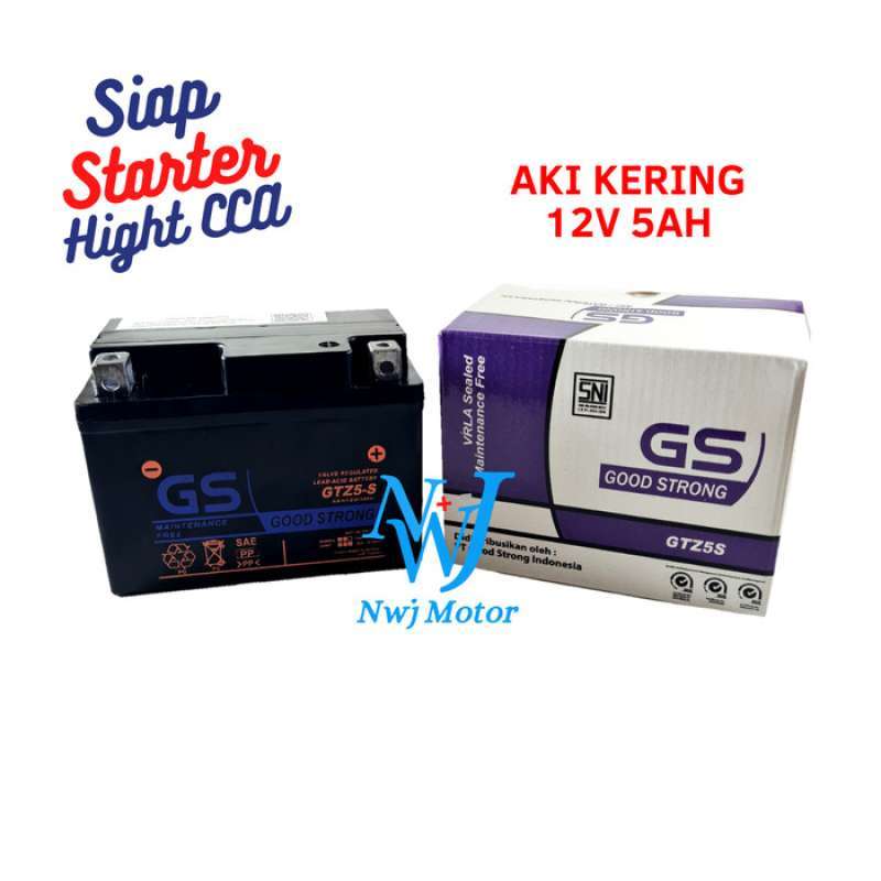 Promo Aki Motor Jupiter Z Cw Gtz5s Gs Y Accu Kering Diskon 25% Di ...